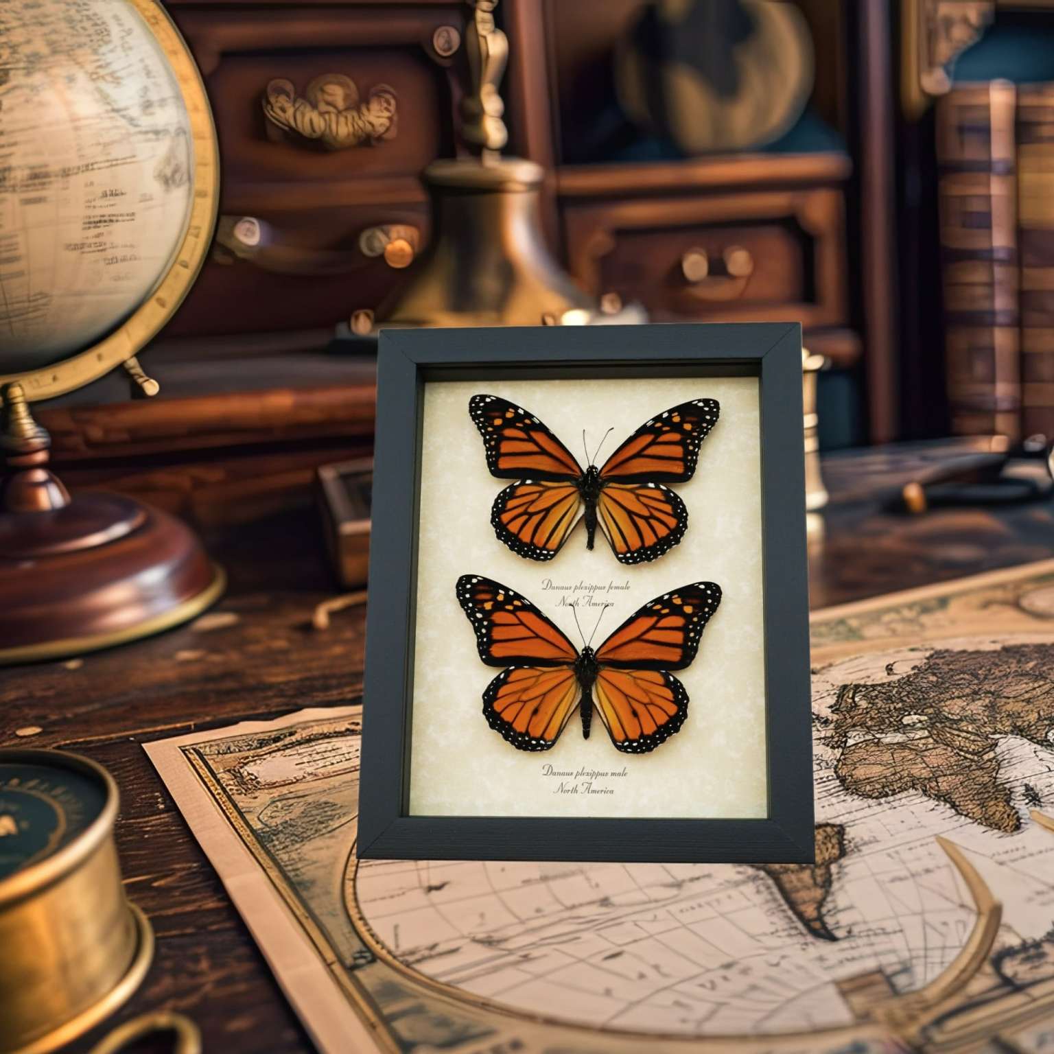 Framed Butterflies - Butterfly Designs USA - Real Insect taxidermy Art